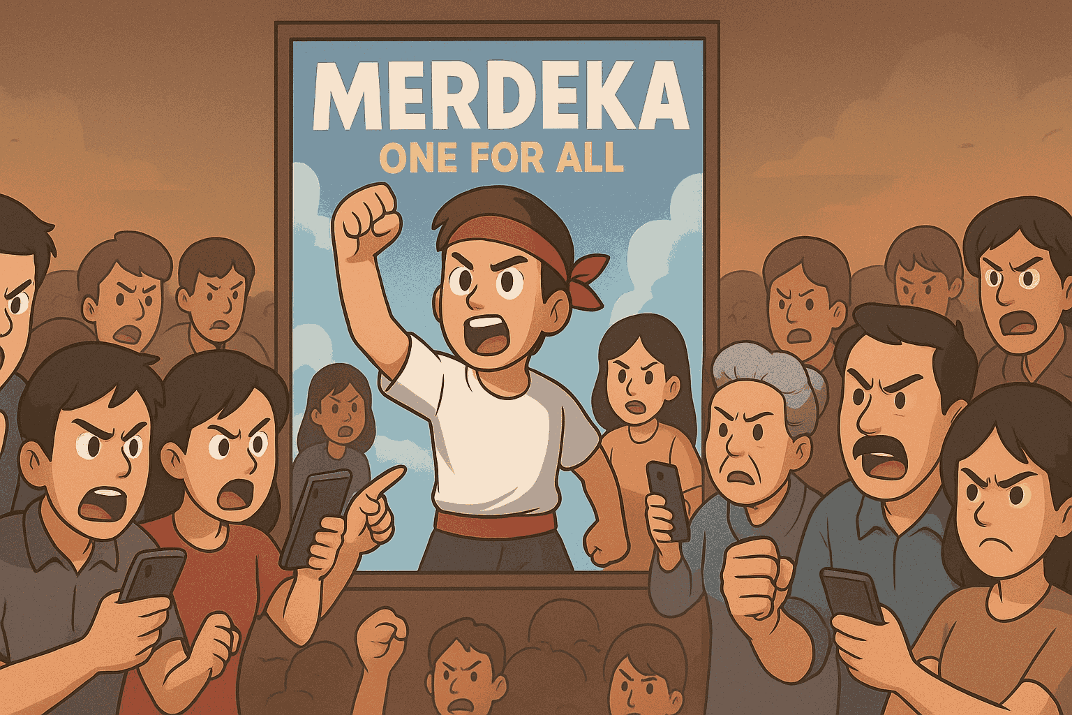 Hukum Rimba Media Sosial: Film Animasi Merdeka: One for All - Sejuk.ID